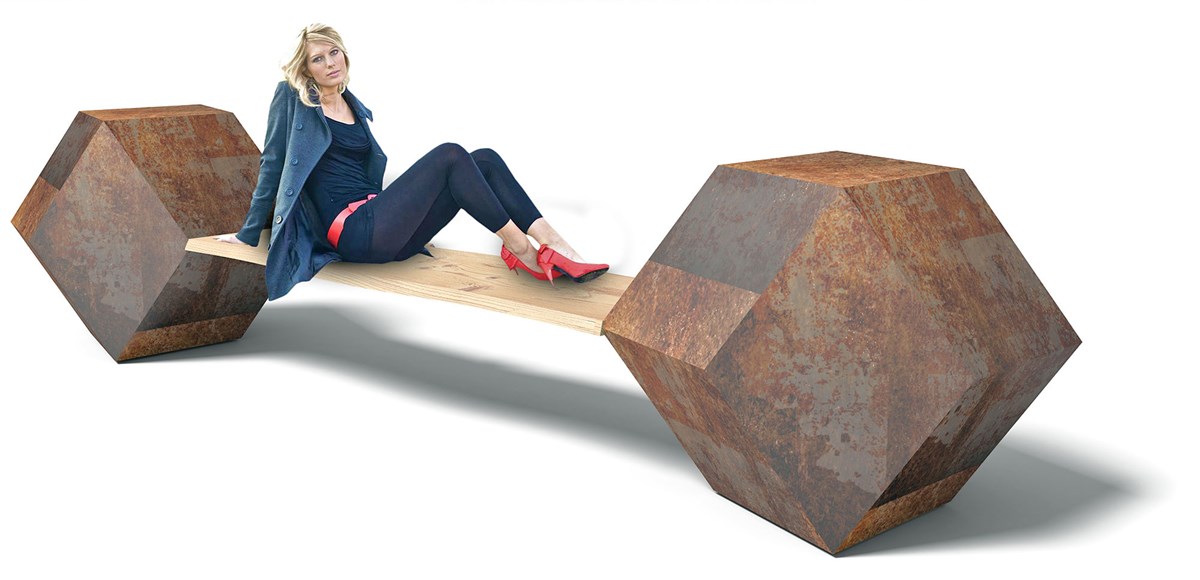 Benches in corporate design