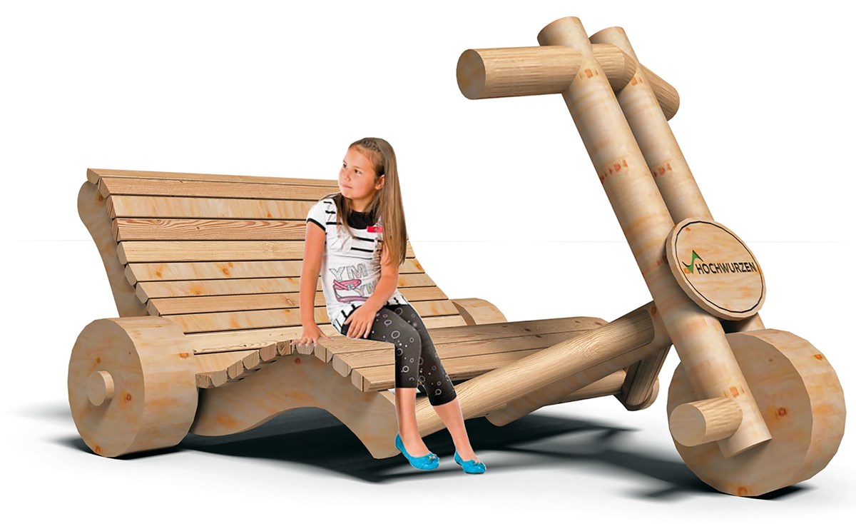 Benches in corporate design